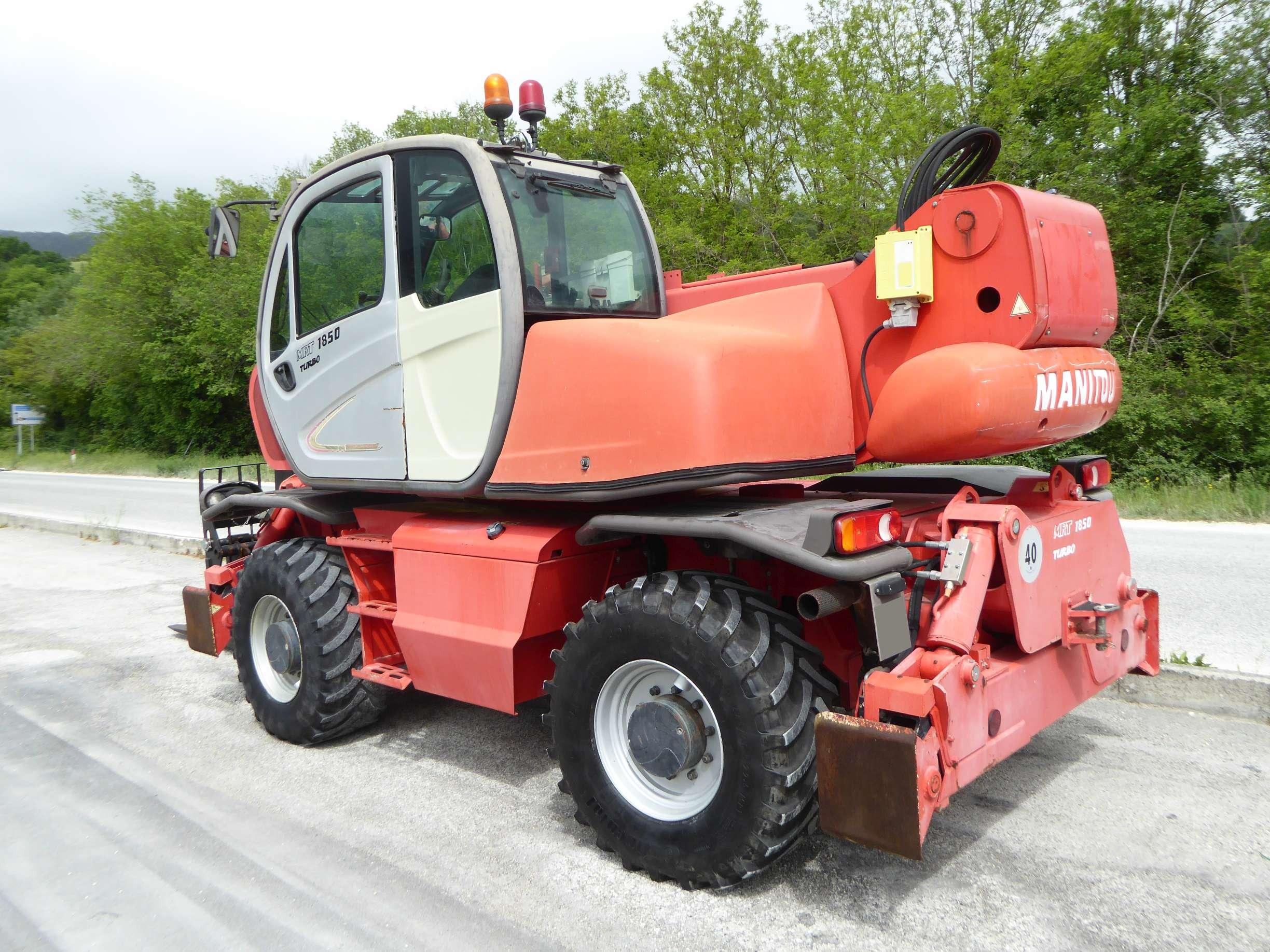 Manitou MRT 1850 Turbo Privilege | Chariot Télescopique Rotatif ...