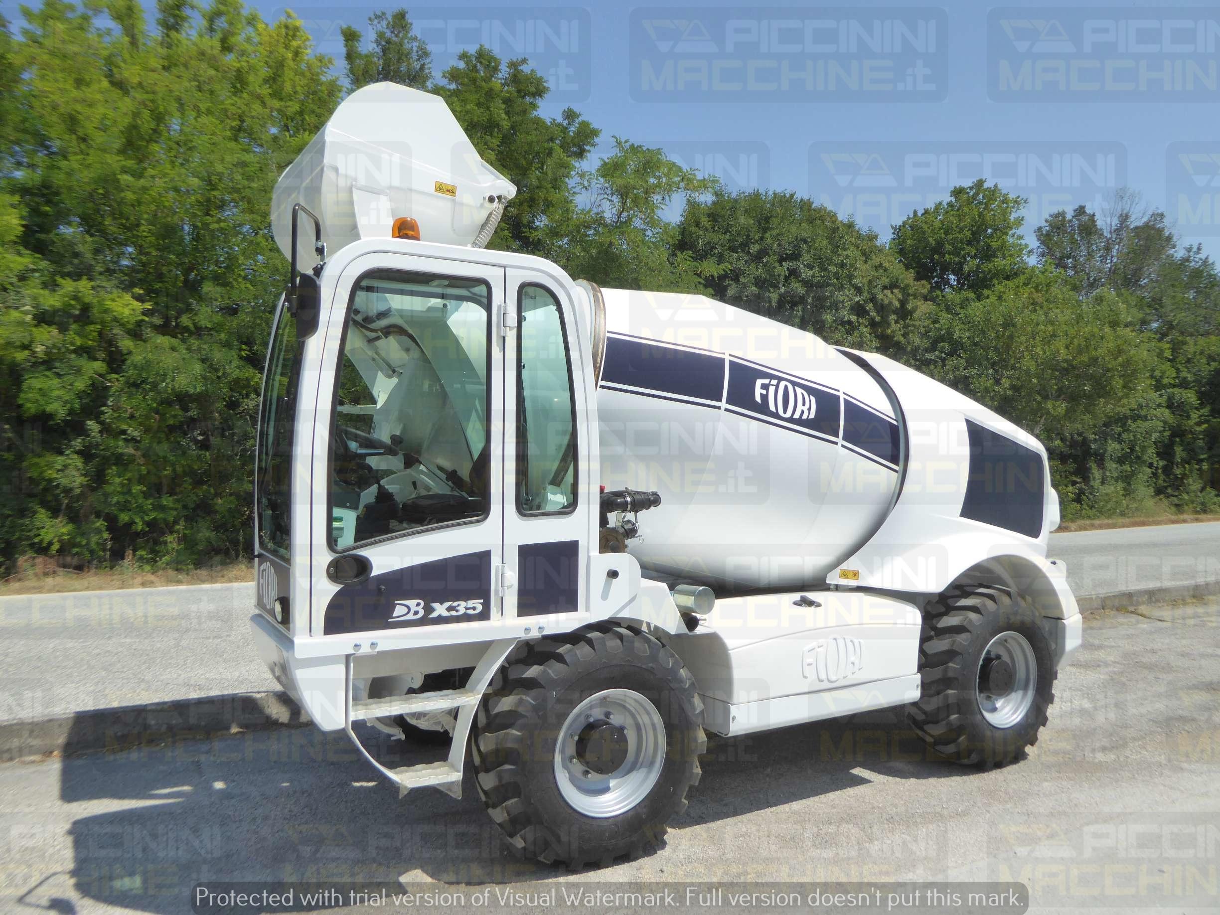 Fiori DB X35 | Concrete mixer | Piccinini Macchine