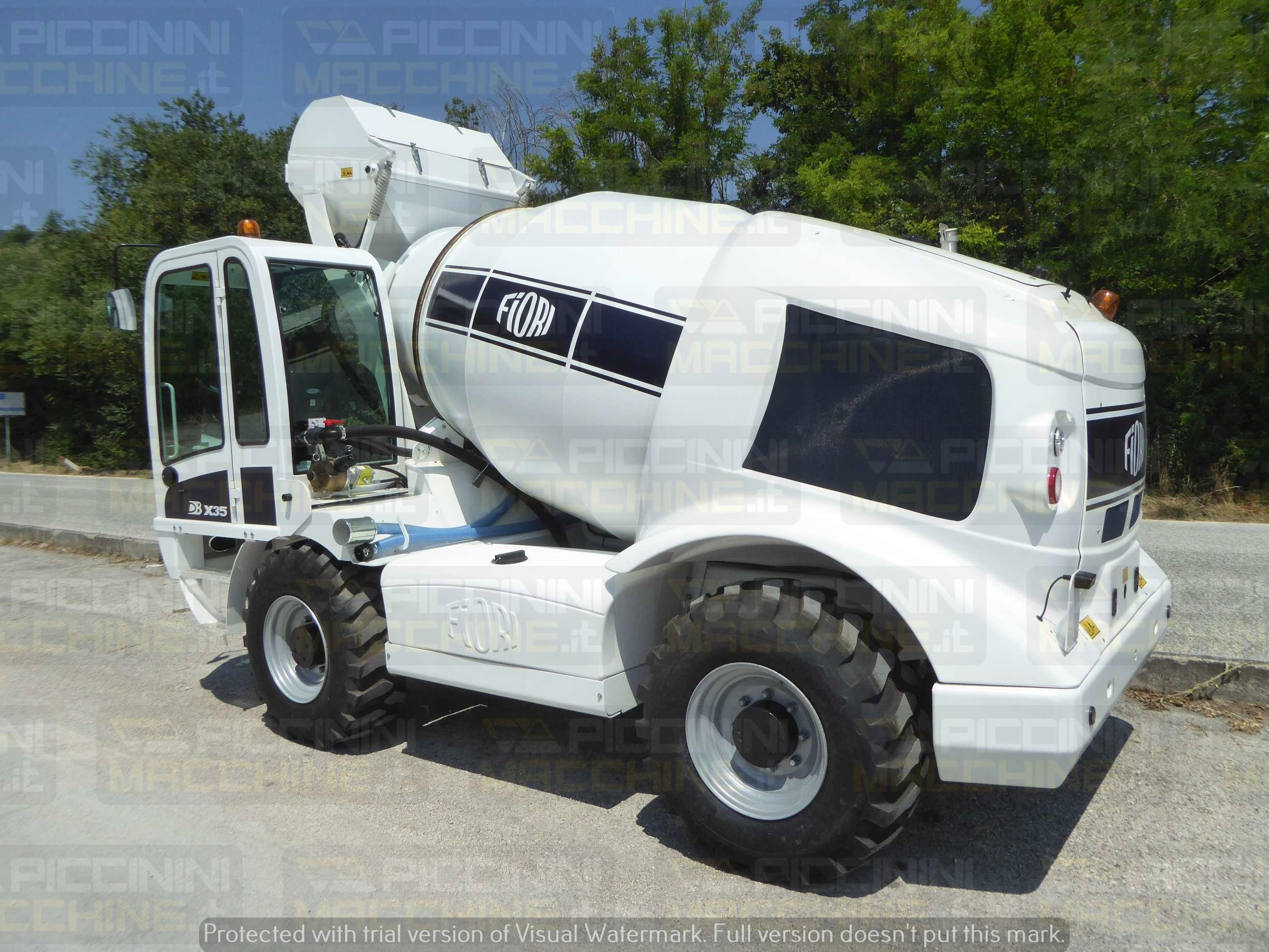 Fiori DB X35 | Concrete mixer | Piccinini Macchine