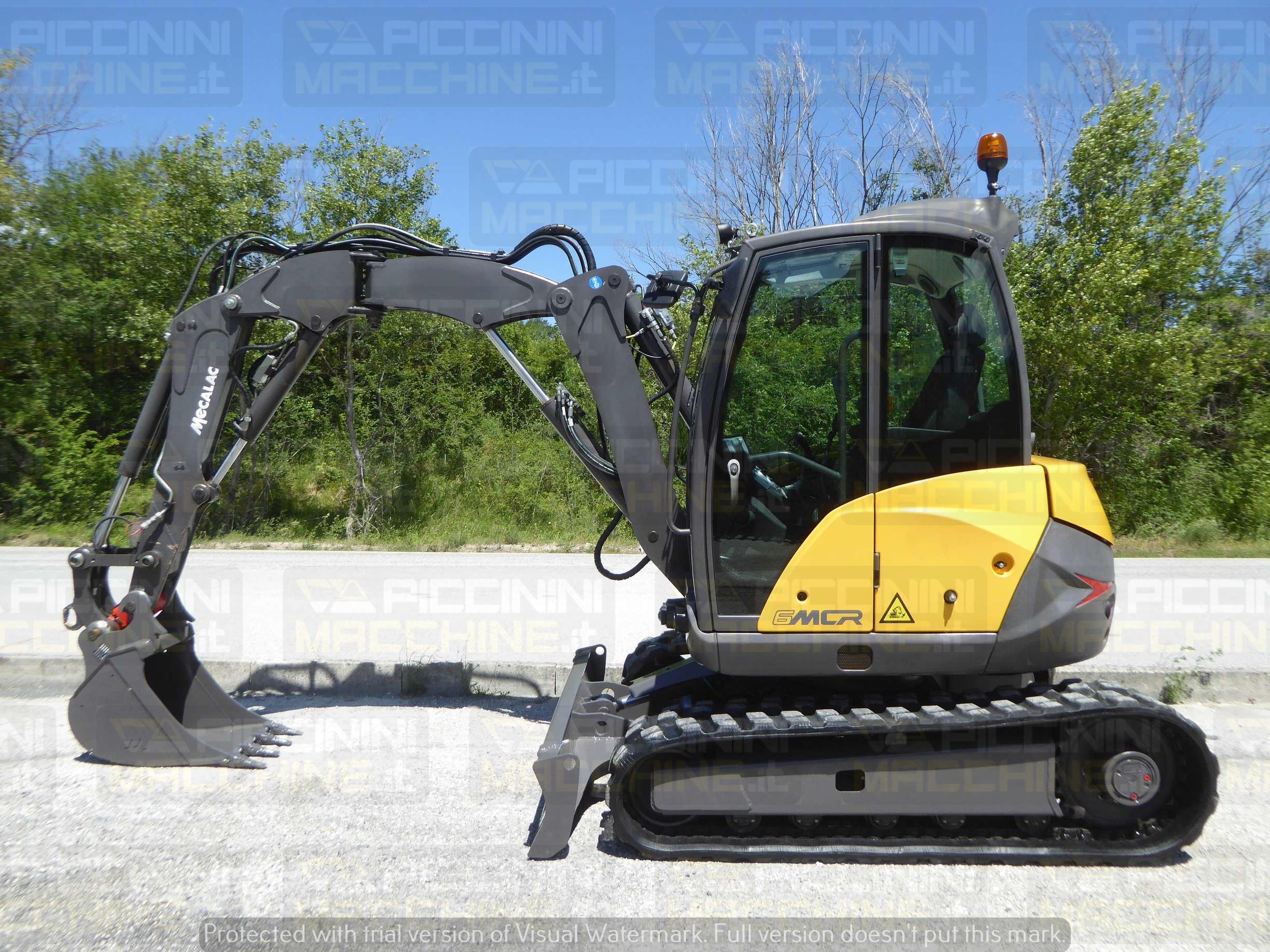 Mecalac 6MCR | Tracked Excavator | Piccinini Macchine