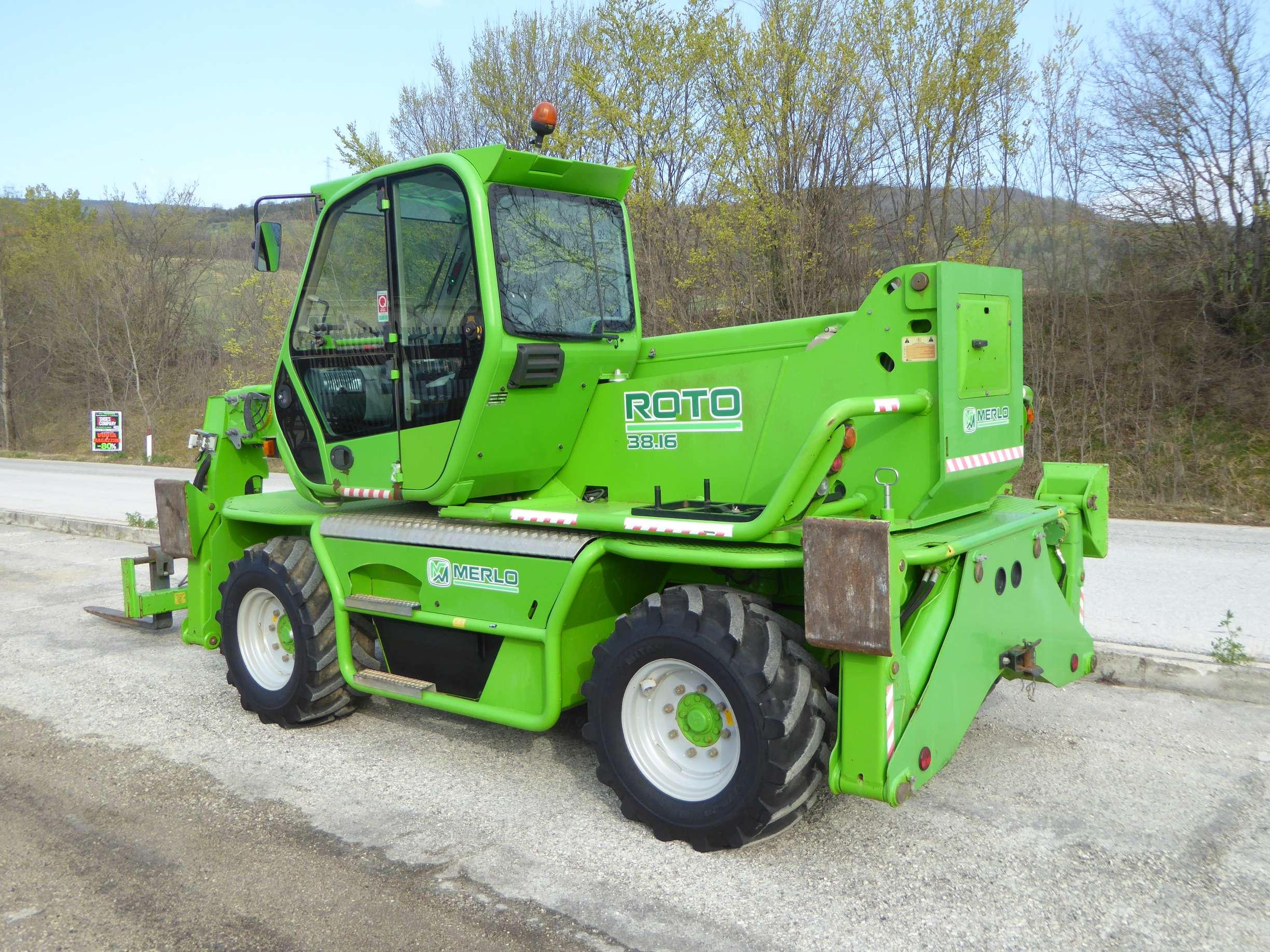 Merlo Roto 38.16 | Поворотный телескопический погрузчик | Piccinini ...